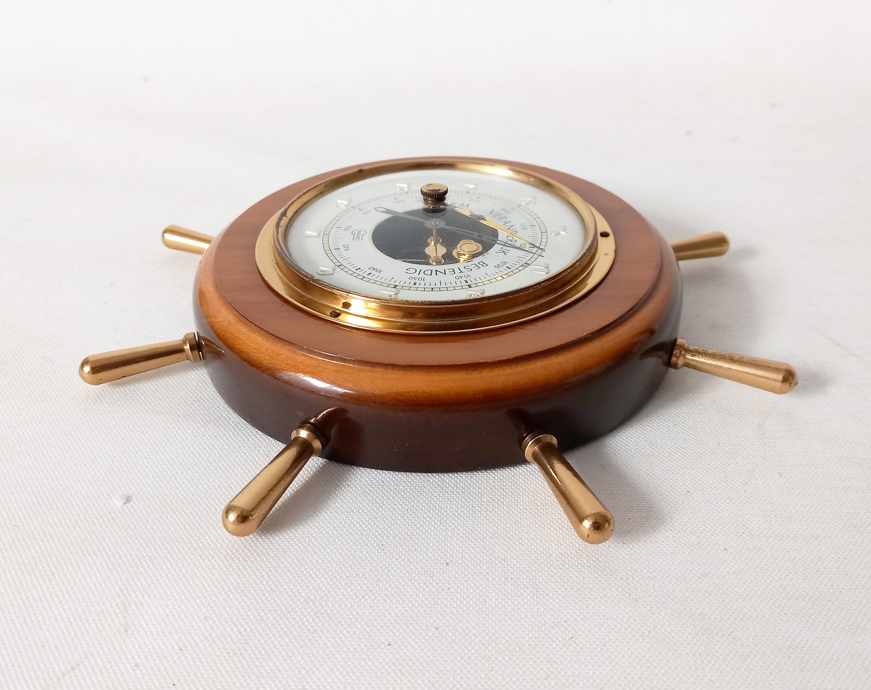 Vintage Barometer Round Barometer Ship Decorative Barometer - Etsy
