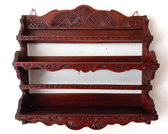 Antique Decorative Wooden Shelves Traditional Frisian Wood Carving Hand ...