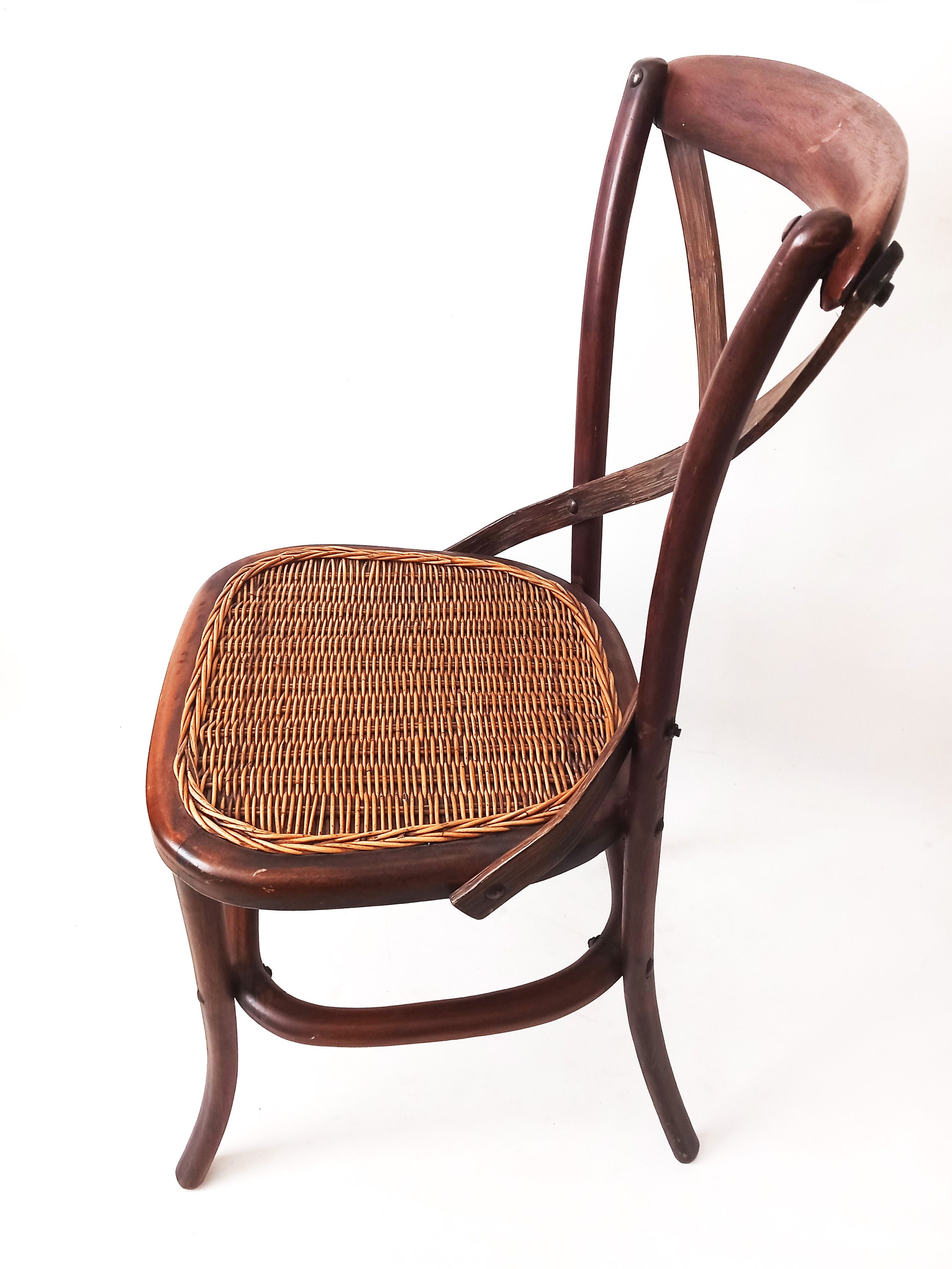 Antique Thonet Chair Model Number 91, Rare Art Nouveau Model Designed ...