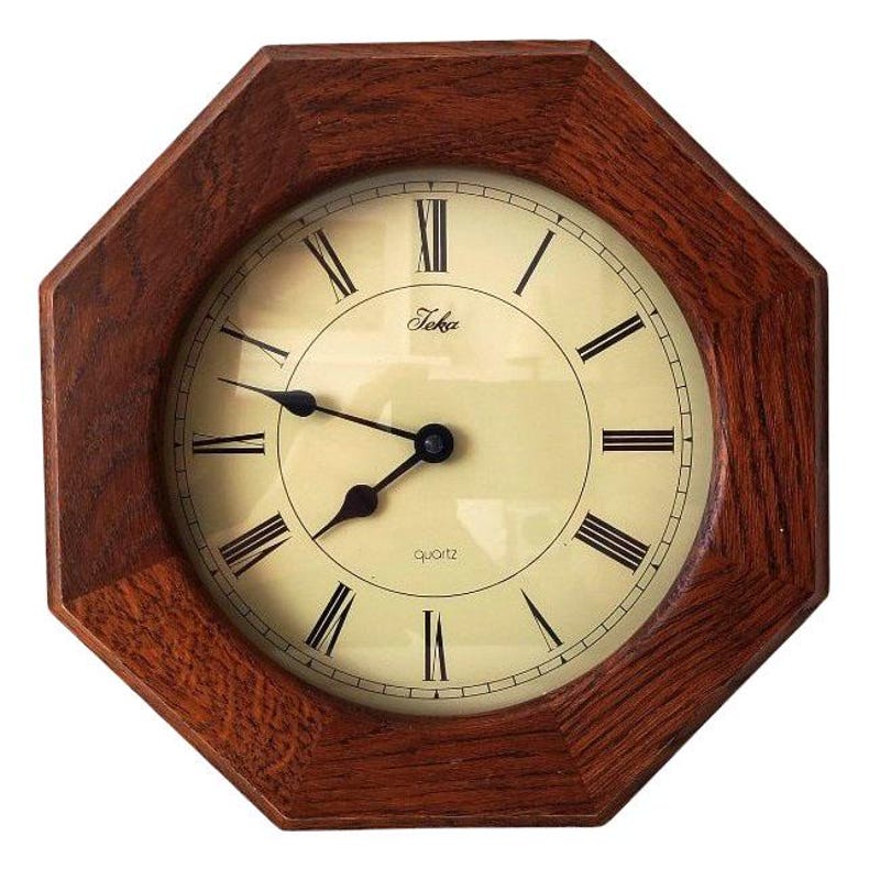 Retro Wall Clock - Etsy