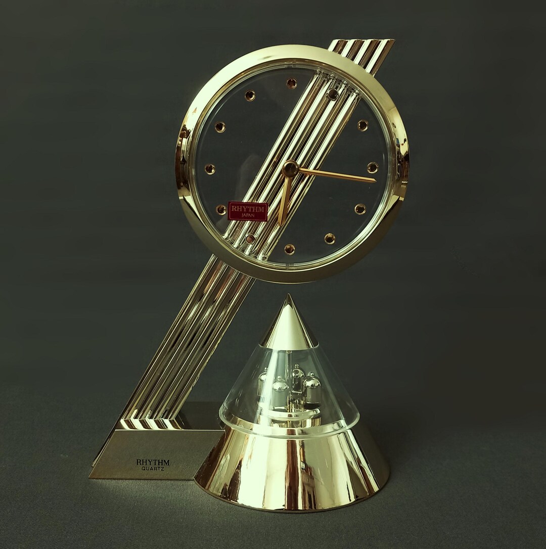 Vintage ART DECO REVIVAL Pendulum Clock New Condition Rotary Pendulum ...