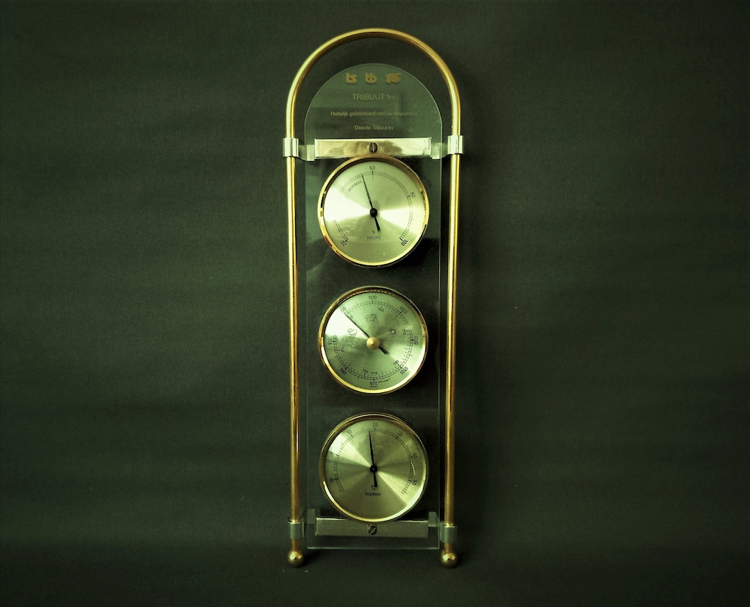 Vintage Barometer German Weather Station Decorative Barometer ...