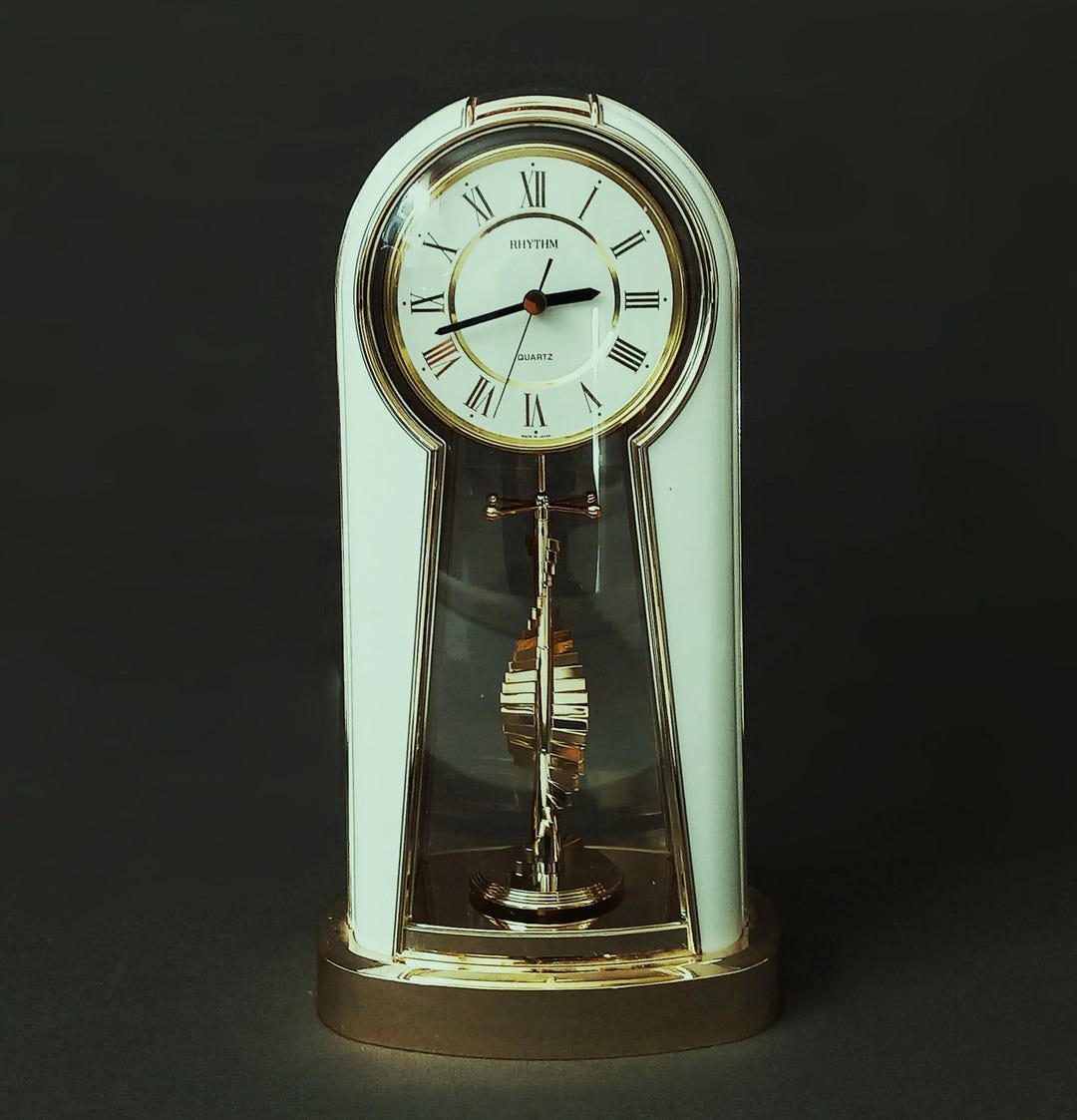 Vintage ART DECO Revival METROPOLIS Pendulum Clock Futuristic Clock New ...