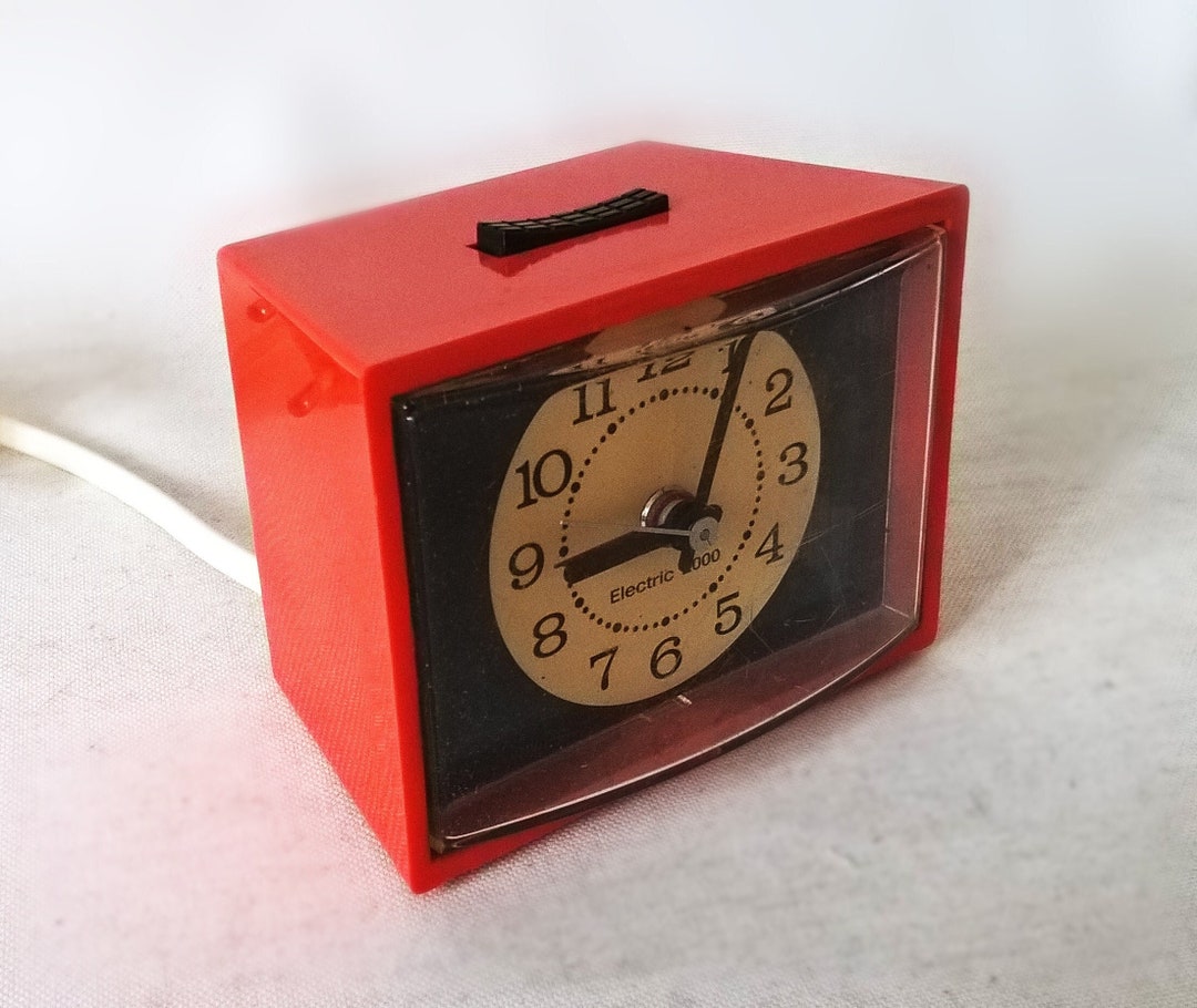 Vintage Table Clock Electric Clock Made in West Germany Alarm - Etsy