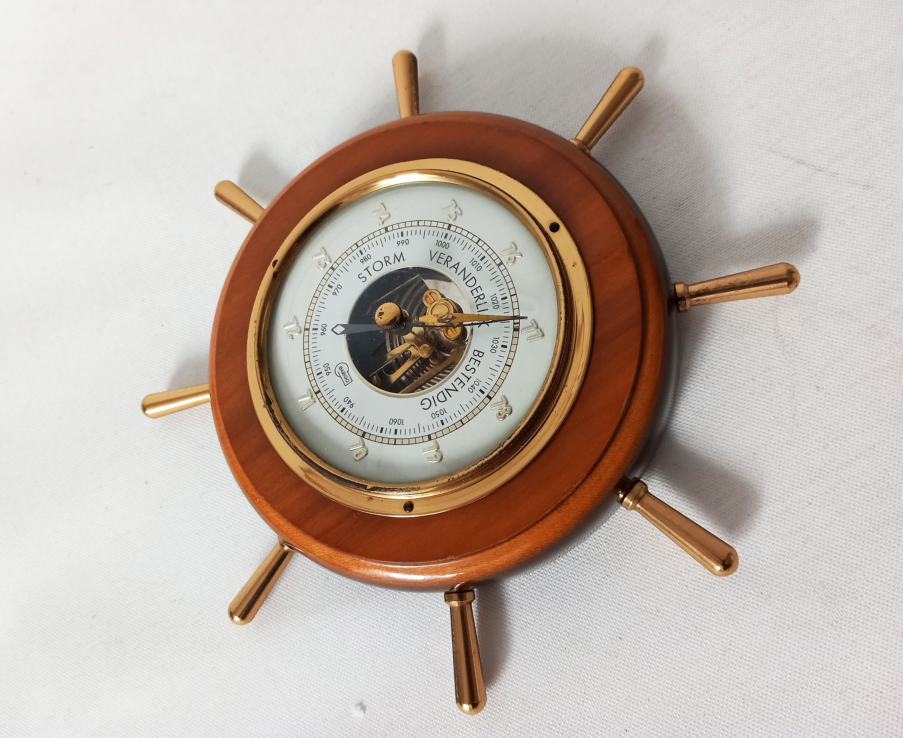 Vintage Barometer Round Barometer Ship Decorative Barometer - Etsy