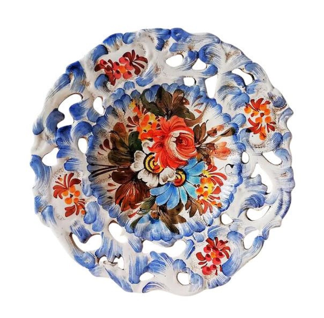 Vintage La Gondola Bassano Wall Plate Ceramic Art Hand-painted Plate ...