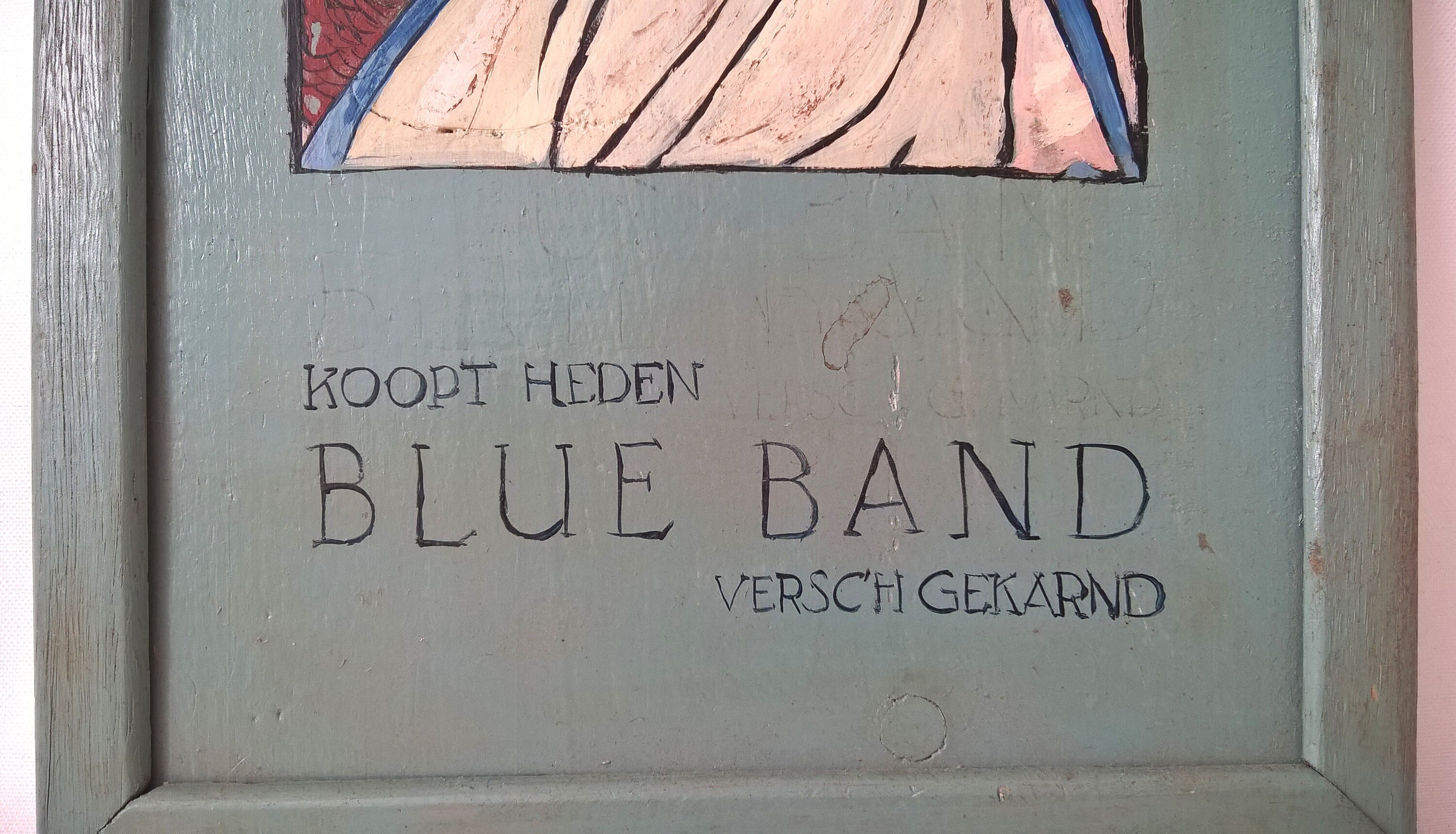 Antique Advertising Board Hand-painted Wooden Advertising Board Curiosa ...