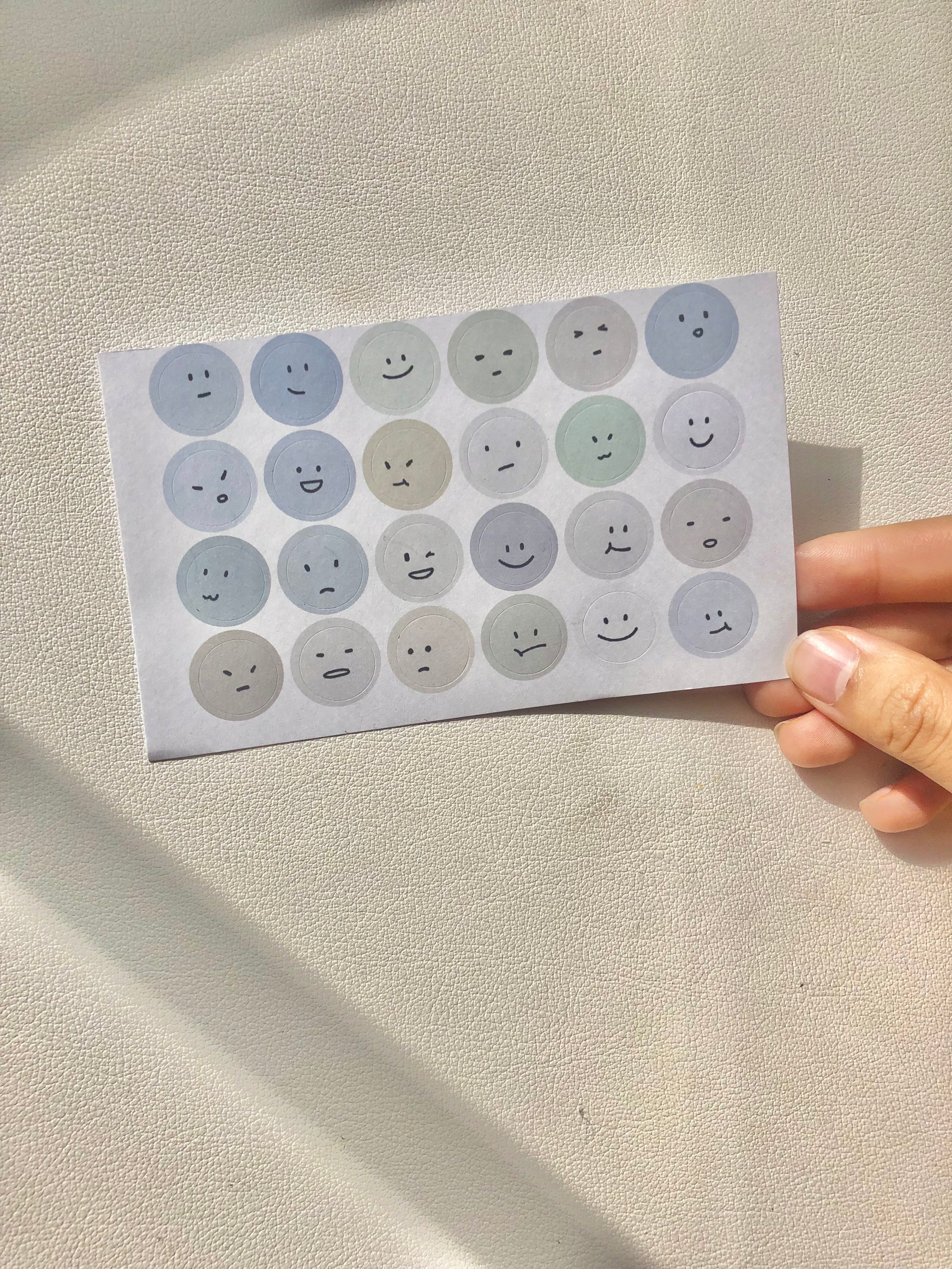 Aesthetic Face Sticker Sheets Journal Diary | Etsy