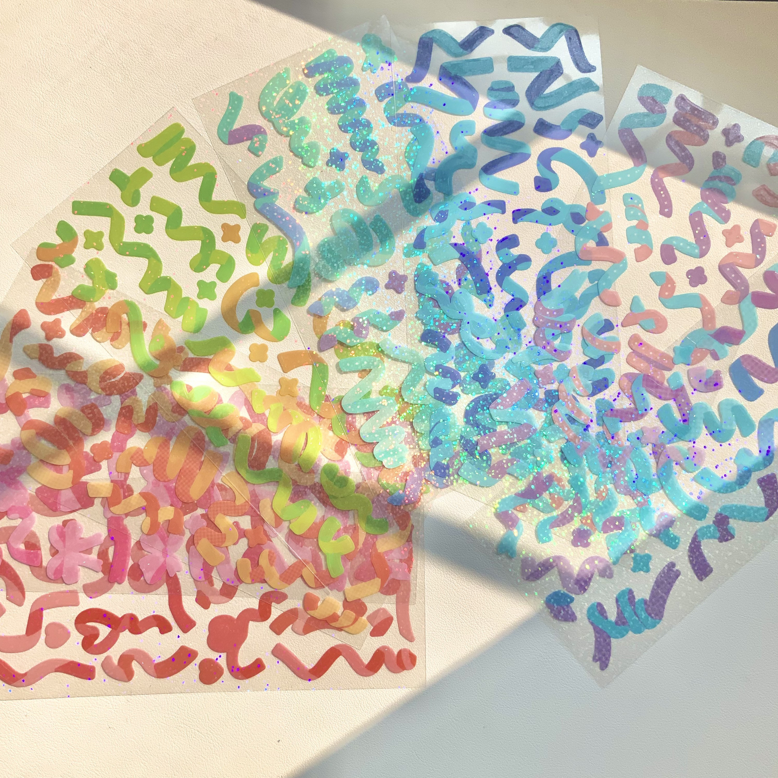 Polco Decorating Stickers Holographic Photo Cards - Etsy Canada