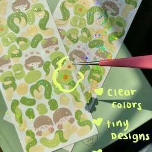 Sticker Sheet · · · FREE SHIPPING · Cute Designs · Holographic Precut ...