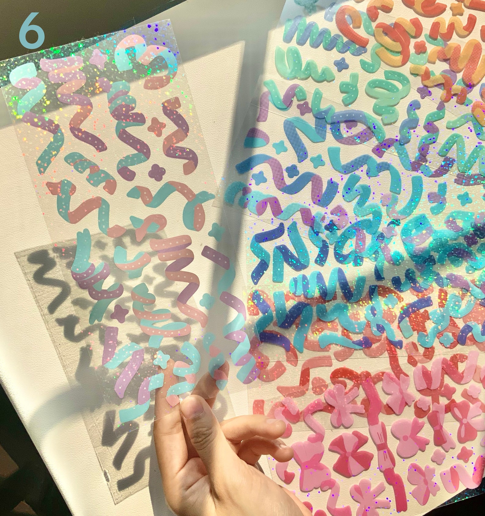 Polco Decorating Stickers Holographic Photo Cards - Etsy Canada