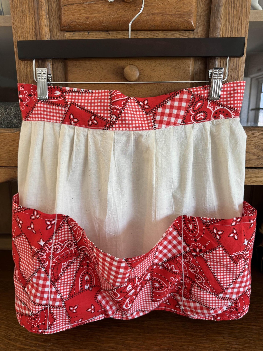 Vintage Patchwork Print, Country Style Apron - Etsy