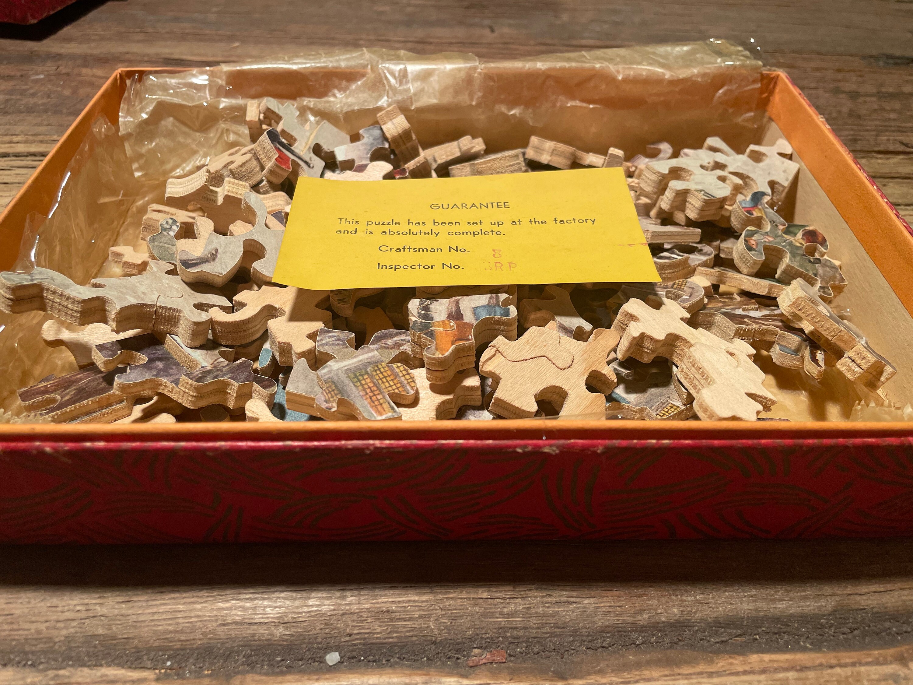 Joseph K Strauss Wood Jigsaw Puzzle With Box Made in 1930’s “glorious ...