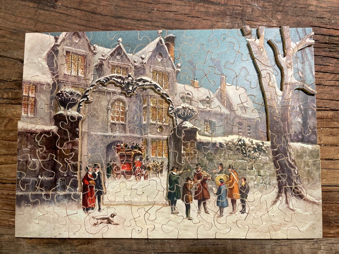 Joseph K Strauss Wood Jigsaw Puzzle With Box Made in 1930’s “glorious ...