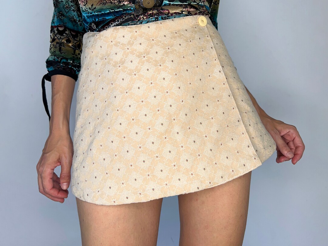Vintage Micro Mini Wrap Skirt. Y2K Booty Skirt Low Rise Micro Skirt ...