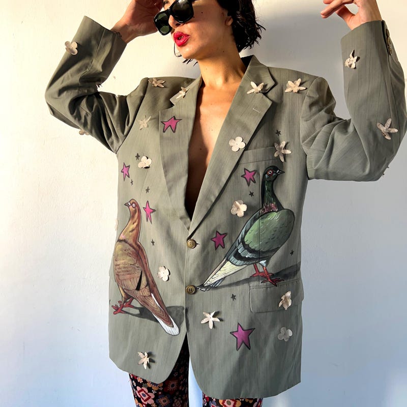 Upcycled Blazer - Etsy