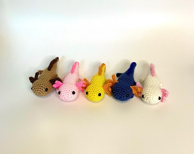Minecraft Inspired Crochet Axolotl - Etsy