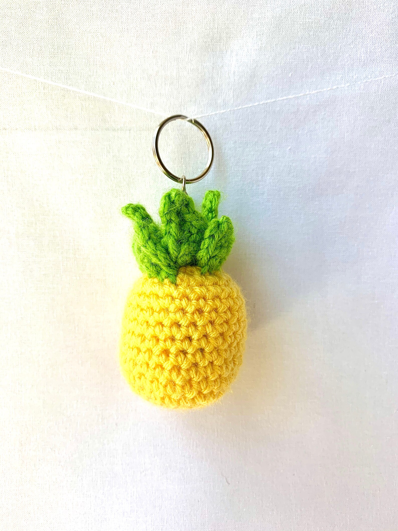 Pineapple Keychain Crochet Pattern digital Pattern Only - Etsy