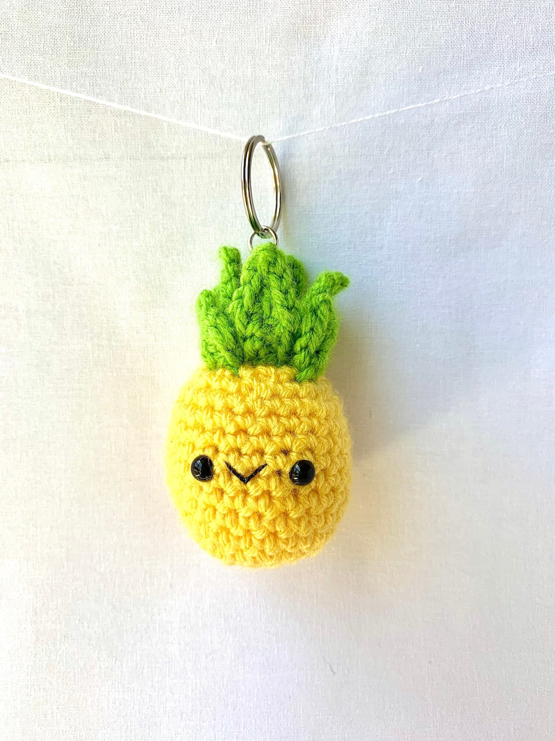 Pineapple Keychain Crochet Pattern (digital Pattern Only) - Etsy