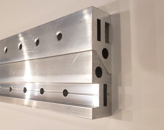 Super Heavy Duty French Cleat With Screw Holes, Shelf Hanger, Wall ...