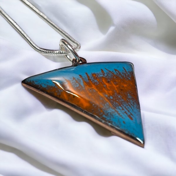 Triangle Pendant - Etsy