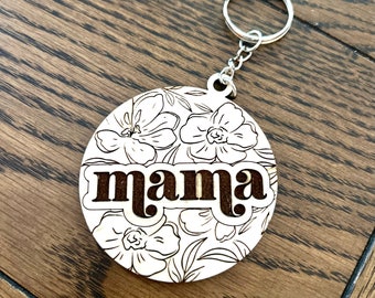 Wooden Keychain - Etsy