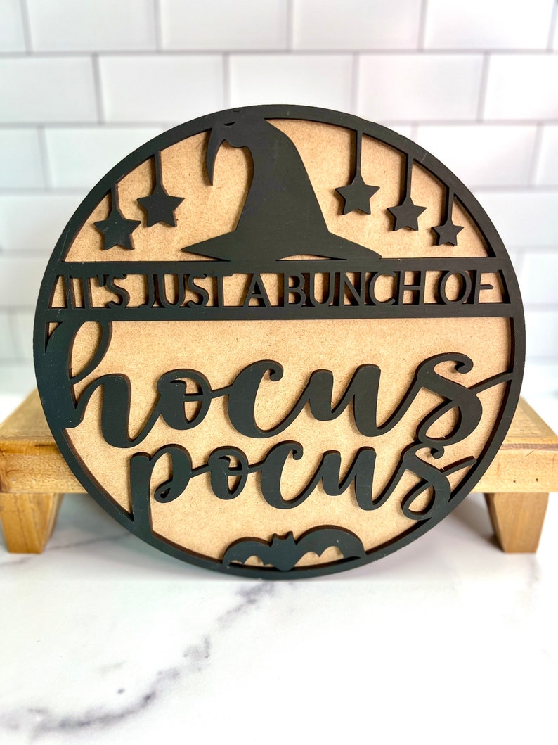 Hocus Pocus Wooden Sign - Etsy