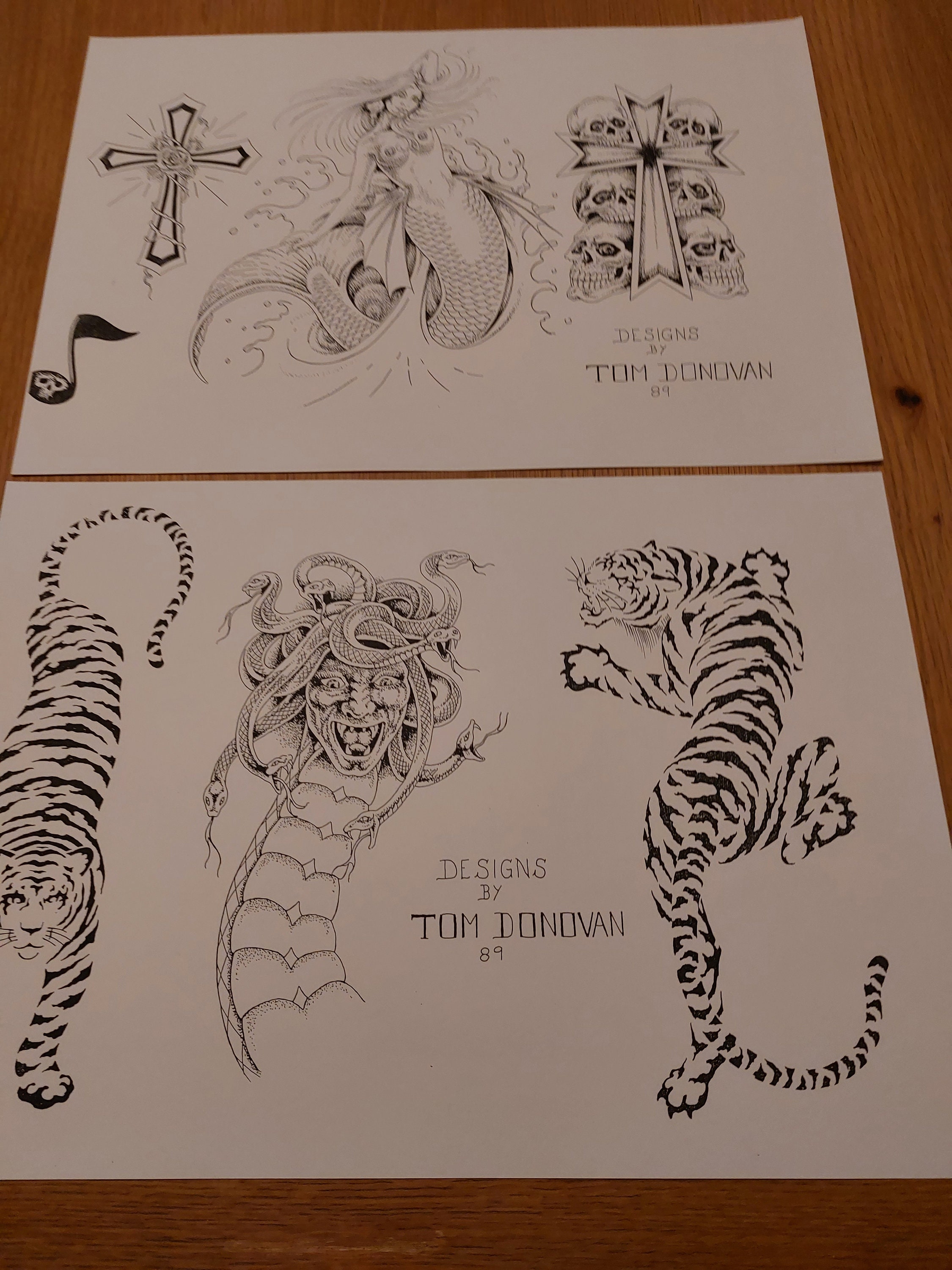 Vintage Tom Donovan Tattoo Prints - Etsy