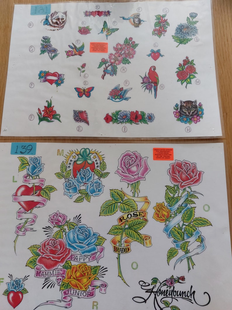 Vintage Tattoo Flash - Etsy