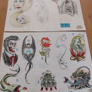 Vintage Tattoo Flash - Etsy
