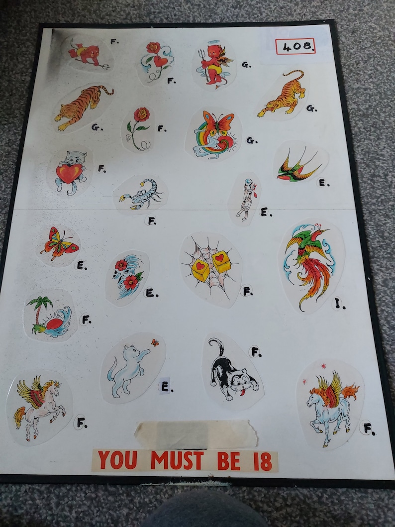 Vintage Tattoo Flash - Etsy