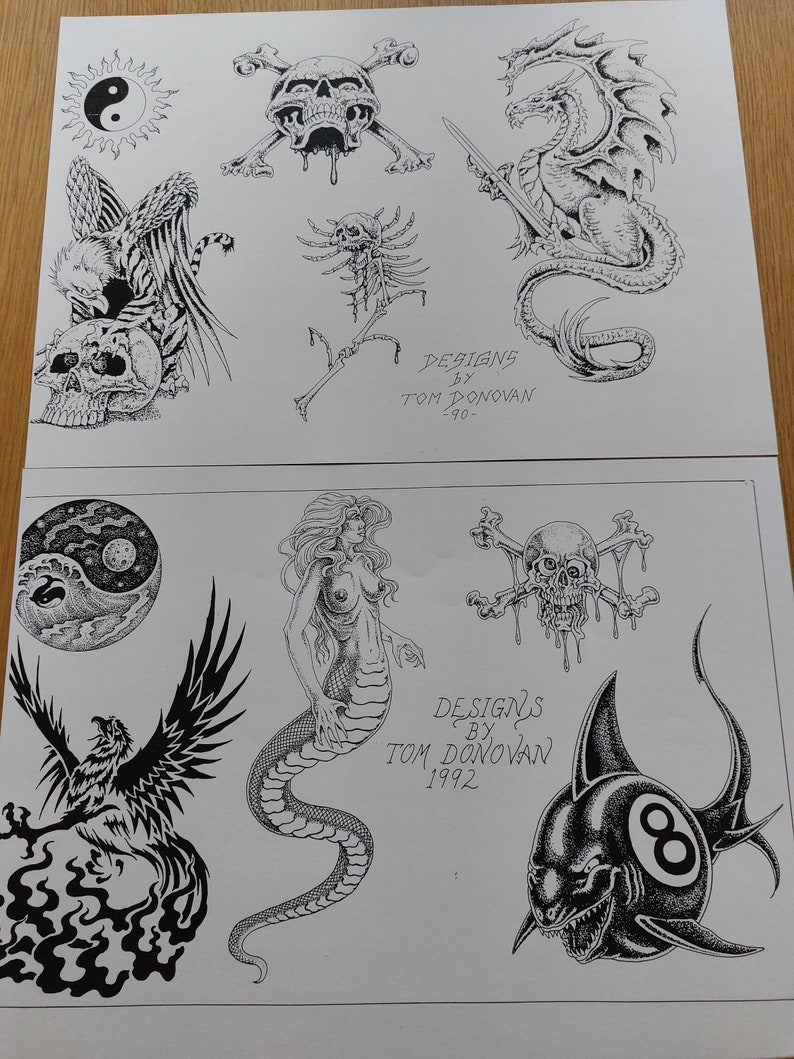 Vintage Tattoo Flash - Etsy