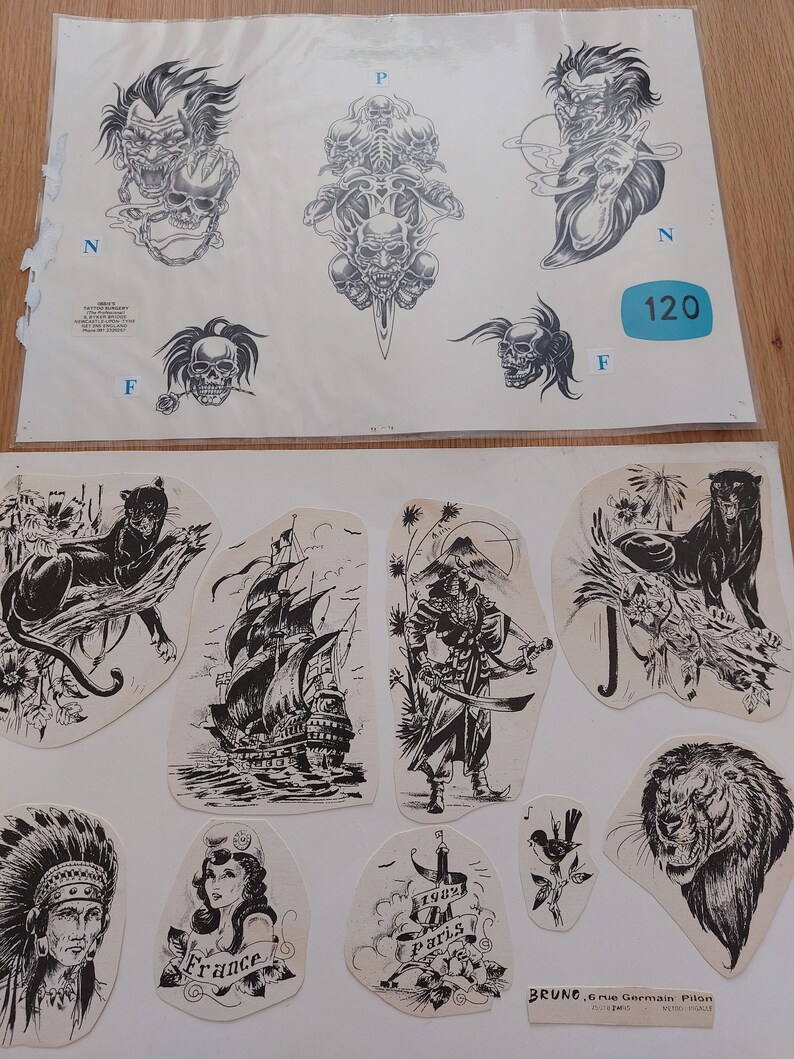 Tattoo Vintage Flash - Etsy