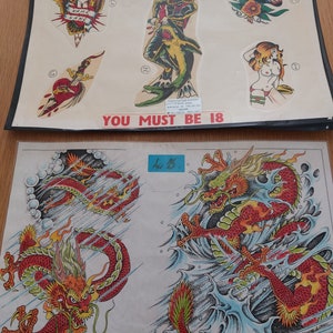 Tattoo Vintage Flash - Etsy