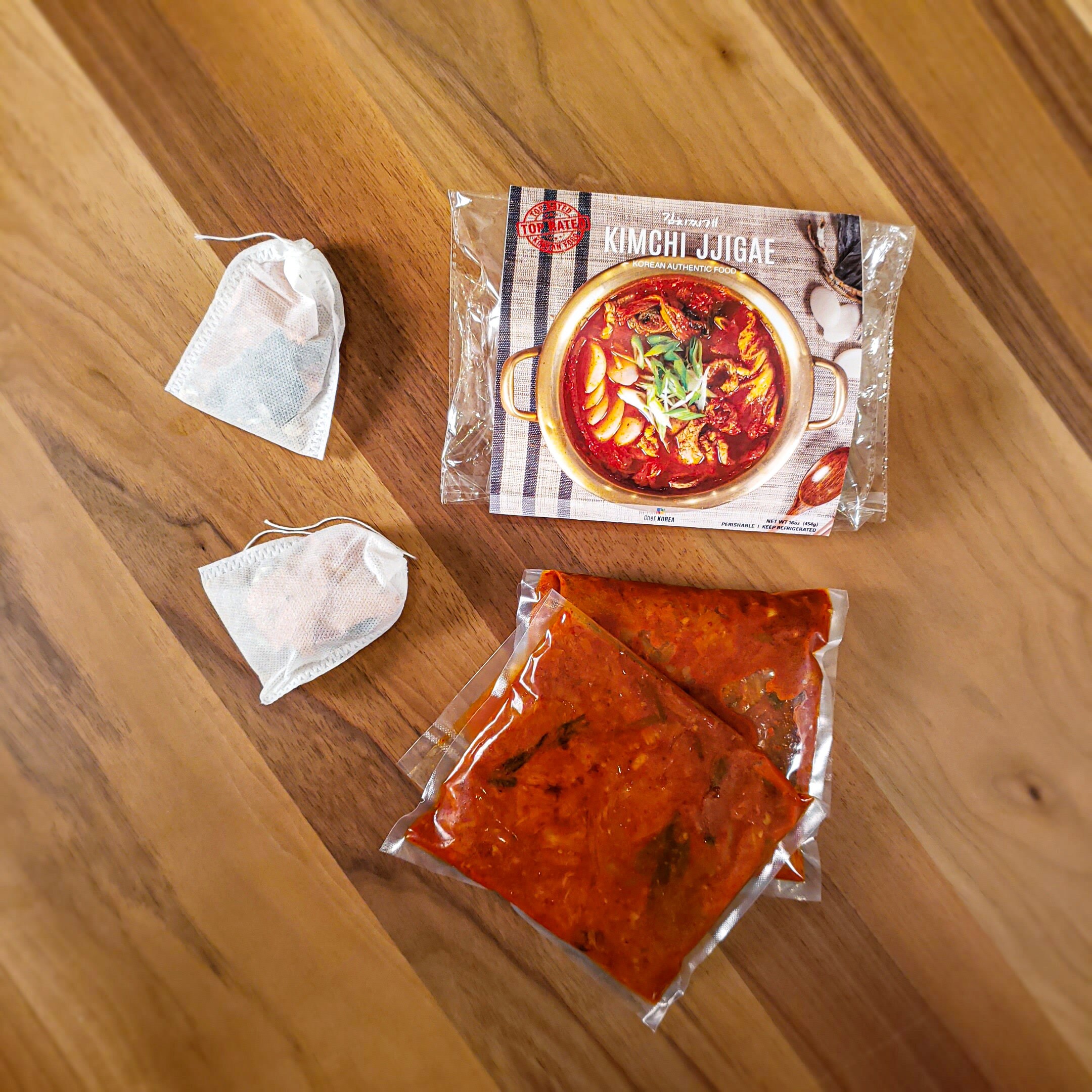 KIMCHI JJIGAE 2 Meals of Kimchi Soup Meal Kit / Korean - Etsy