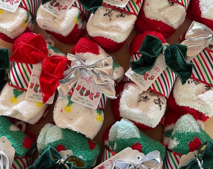 Christmas Holiday 2-pack Cozy Sock Gift Set - Etsy