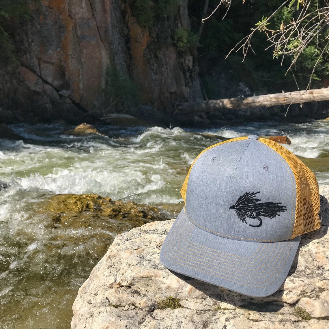 Streamer Trucker Gray/gold so Fly Series 1 - Etsy