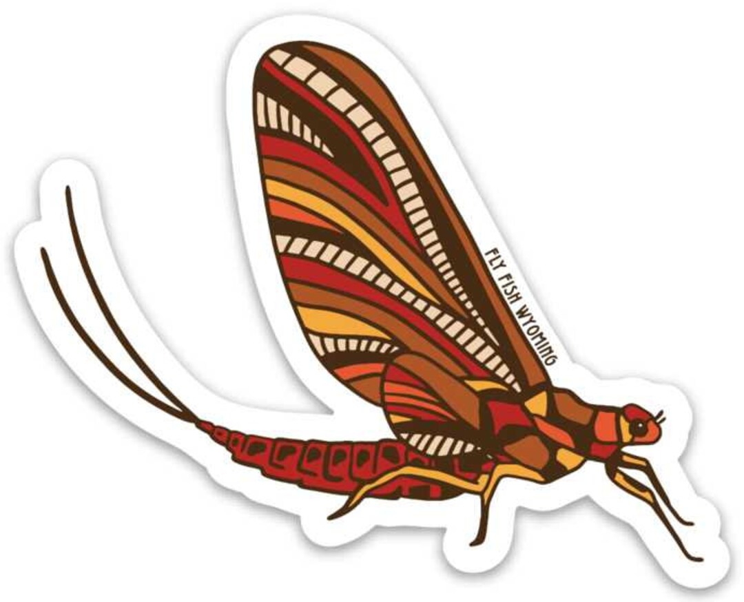 Mayfly Sticker - Fall Theme - Etsy