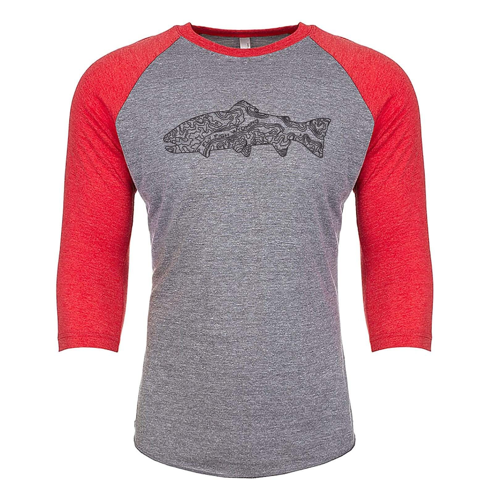 Topo Fish Raglans | Etsy