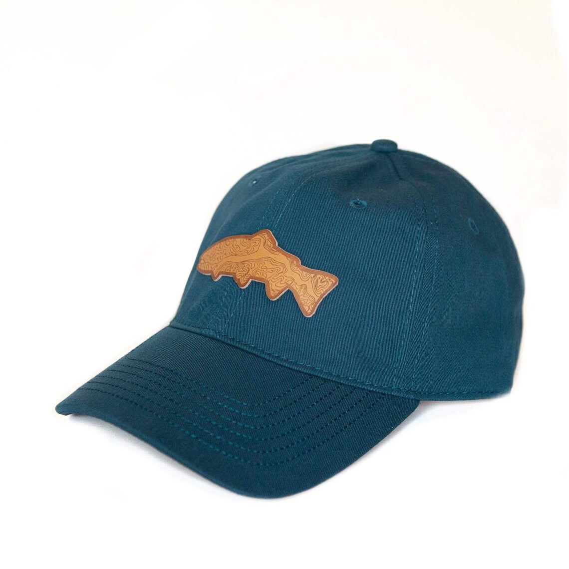 Topo Fish Leather Patch Epic Hat - Etsy