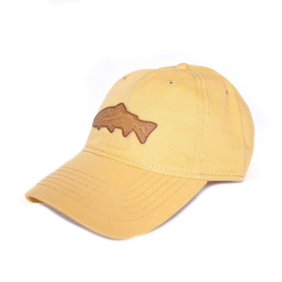 Topo Fish Leather Patch Epic Hat - Etsy