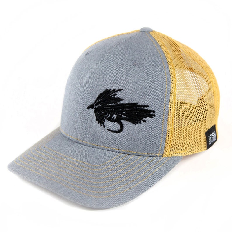 Streamer Trucker Gray/gold so Fly Series 1 - Etsy