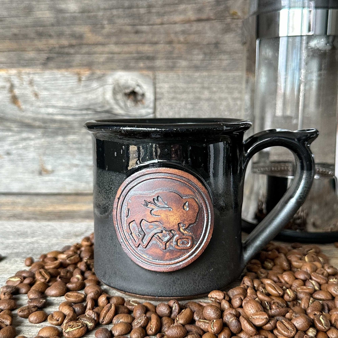 Handmade Wyo Bison Fly Mugs - Etsy