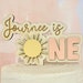 Sun ONE Cake Topper With Custom Name, First Birthday Decorations, 3D Wood Cake Topper, Sun Boho ...