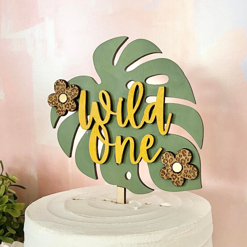 Wild One Cake Topper - Etsy