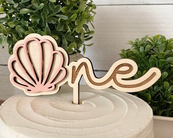 Seashell Cake Topper - Etsy