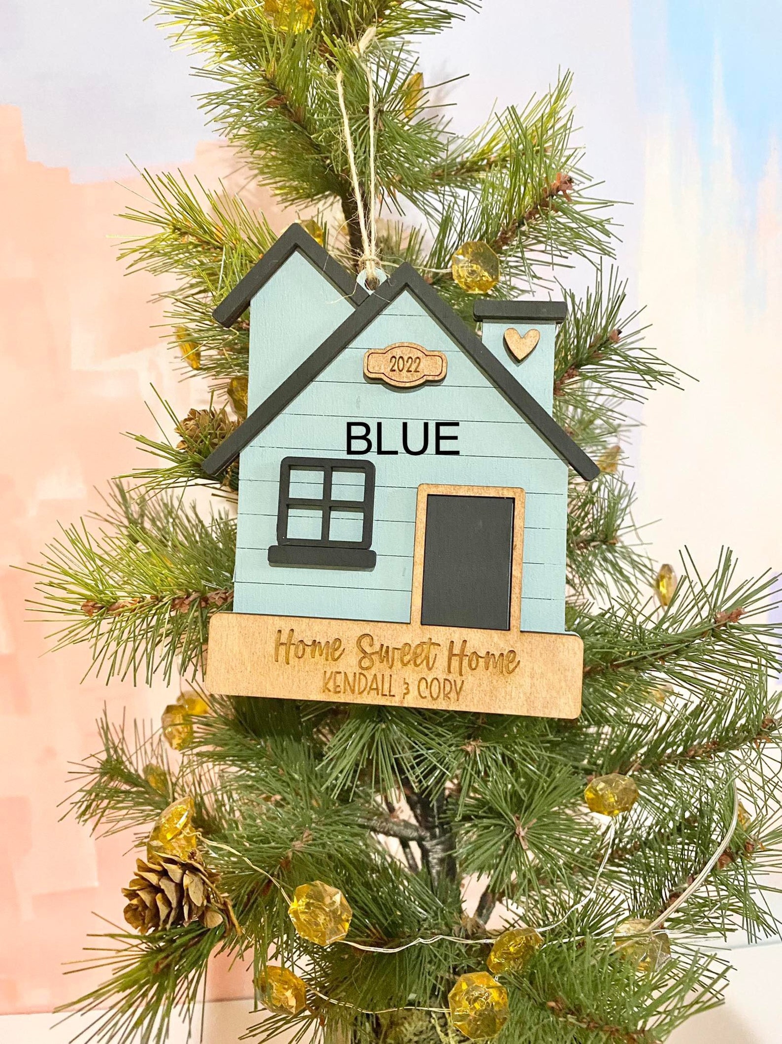 Our First Home Christmas Ornament Personalized Christmas - Etsy