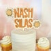 Sun ONE Cake Topper With Custom Name, First Birthday Decorations, 3D ...