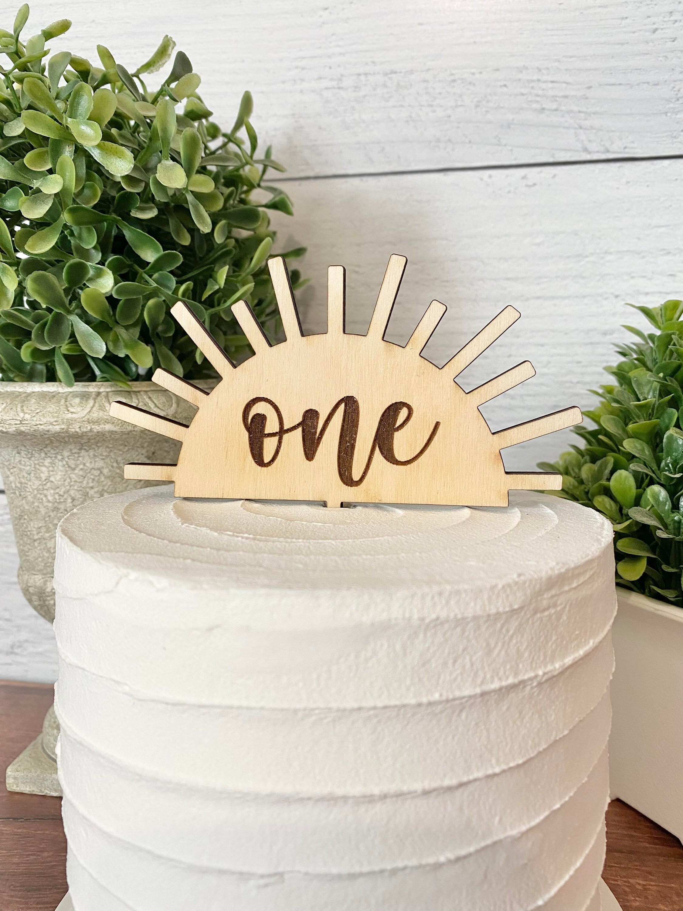 Sun Cake Topper Boho Cake Topper First Birthday Cake Topper - Etsy