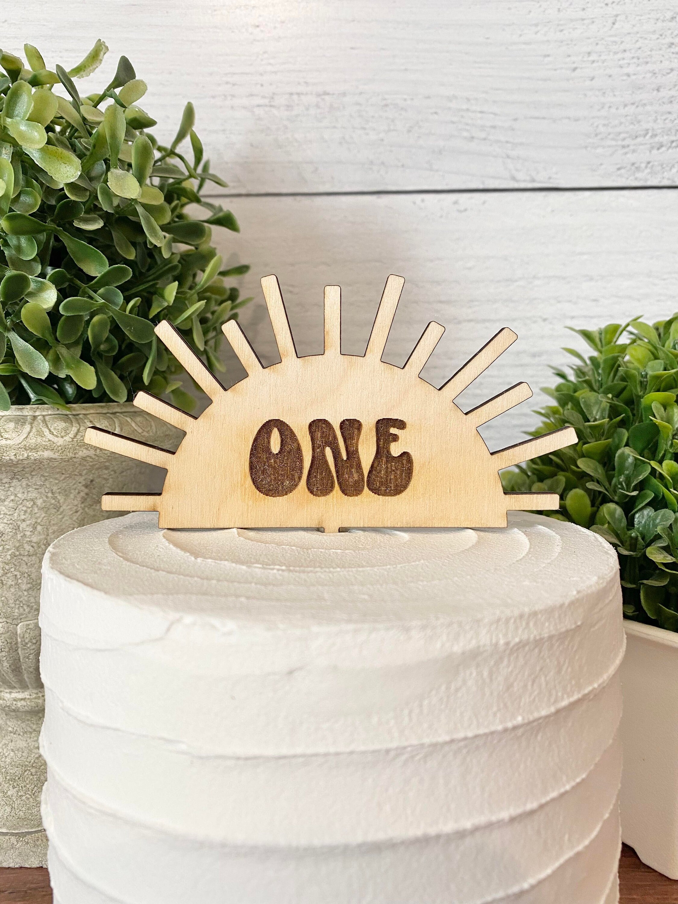 Sun Cake Topper Boho Cake Topper First Birthday Cake Topper - Etsy